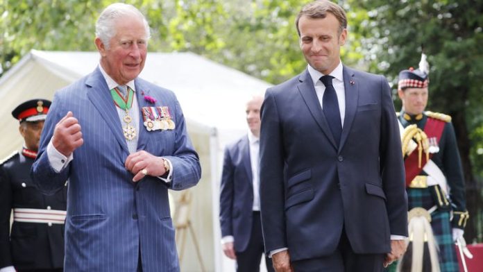 Royal Affair: Brigitte and Emmanuel Macron Score Front-Row Seats to ...